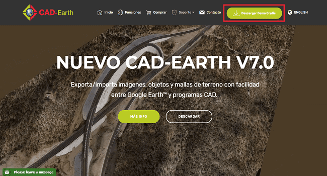 Superficies de Google Earth en AutoCAD Map 3D con Cad-Earth